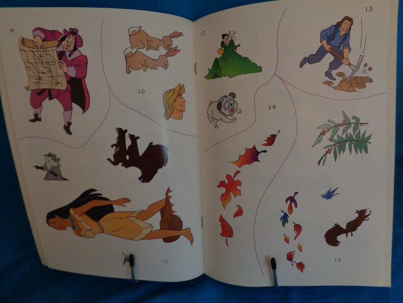 1995 Disney's Pocahontas Giant Sticker Fun Book Unused - Etsy