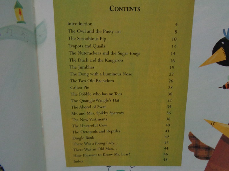 Vintage 2002 Edward Lear Poetry for Young People Edited by Edward ...