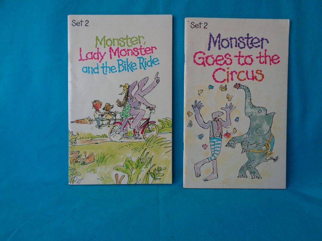 Vintage 1976 Lot of 2 Set 2: Monster, Lady Monster and the Bike Ride ...