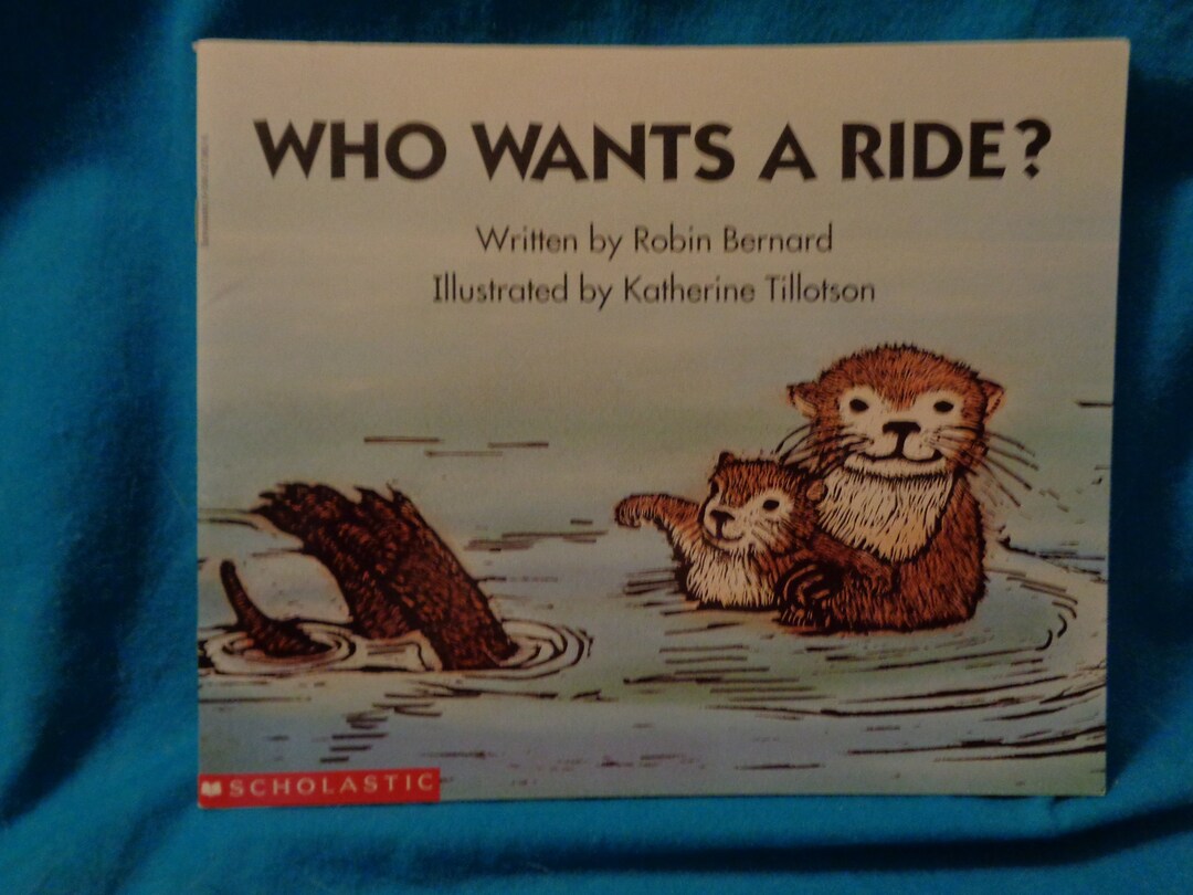 Vintage 1994 Who Wants a Ride? Book by Robin Bernard - Etsy