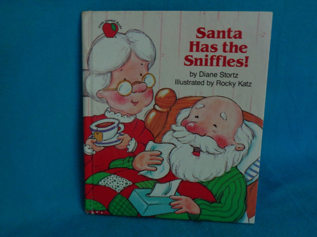 Vintage 1995 Santa Has the Sniffles! Little Landoll Books by Diane ...