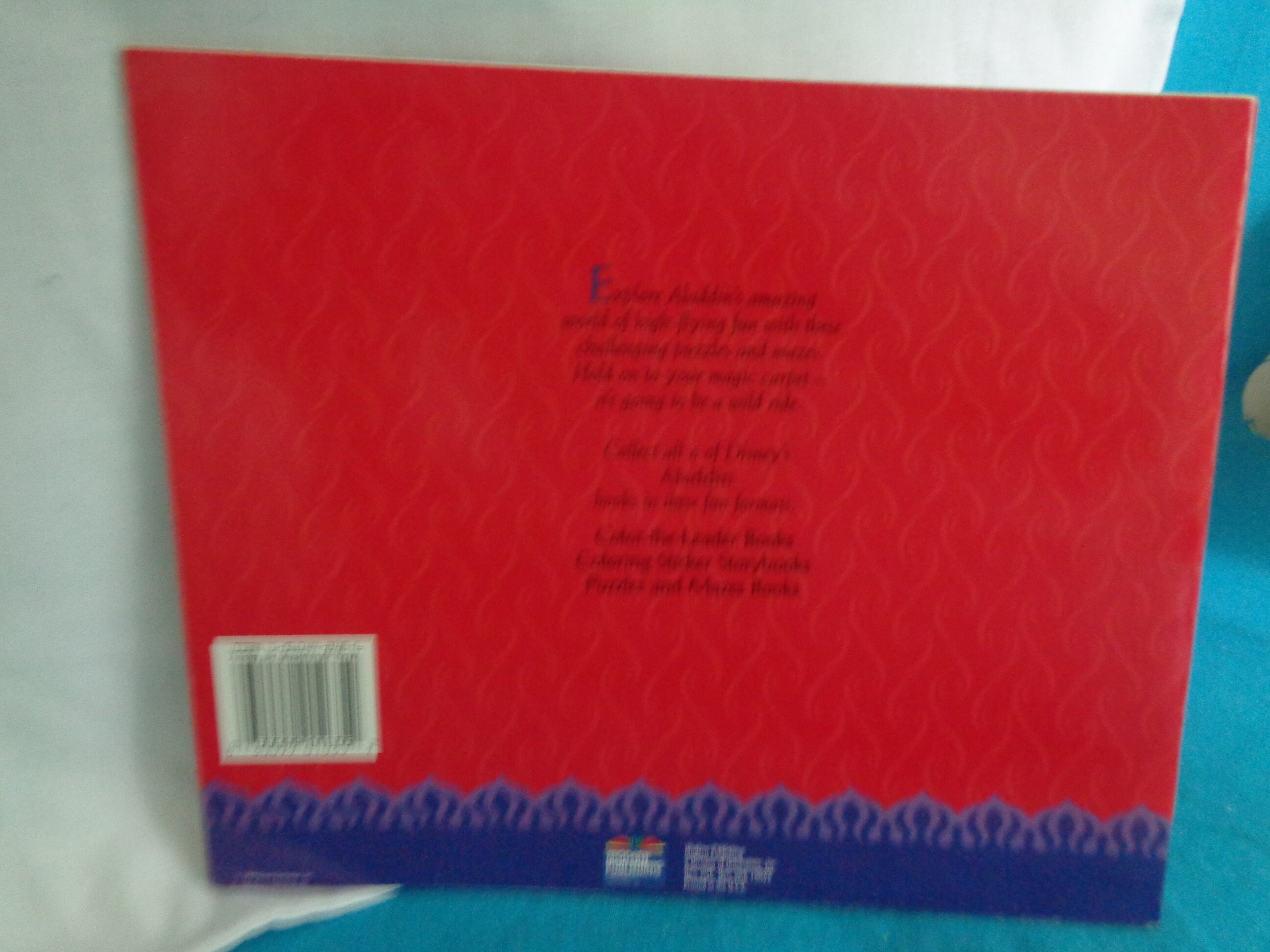 1996 Disney's Aladdin High-flying Puzzles and Mazes Book Unused. - Etsy
