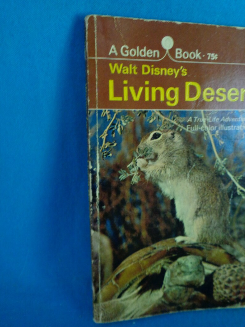 1969 Walt Disney's Living Desert A True Life Adventure A Golden Book by ...
