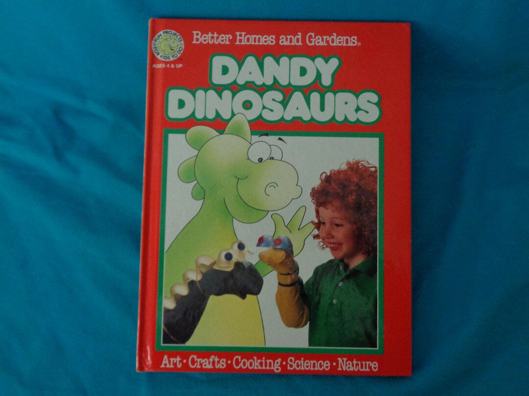 Vintage 1989 Better Homes and Gardens Dandy Dinosaurs Art Crafts ...