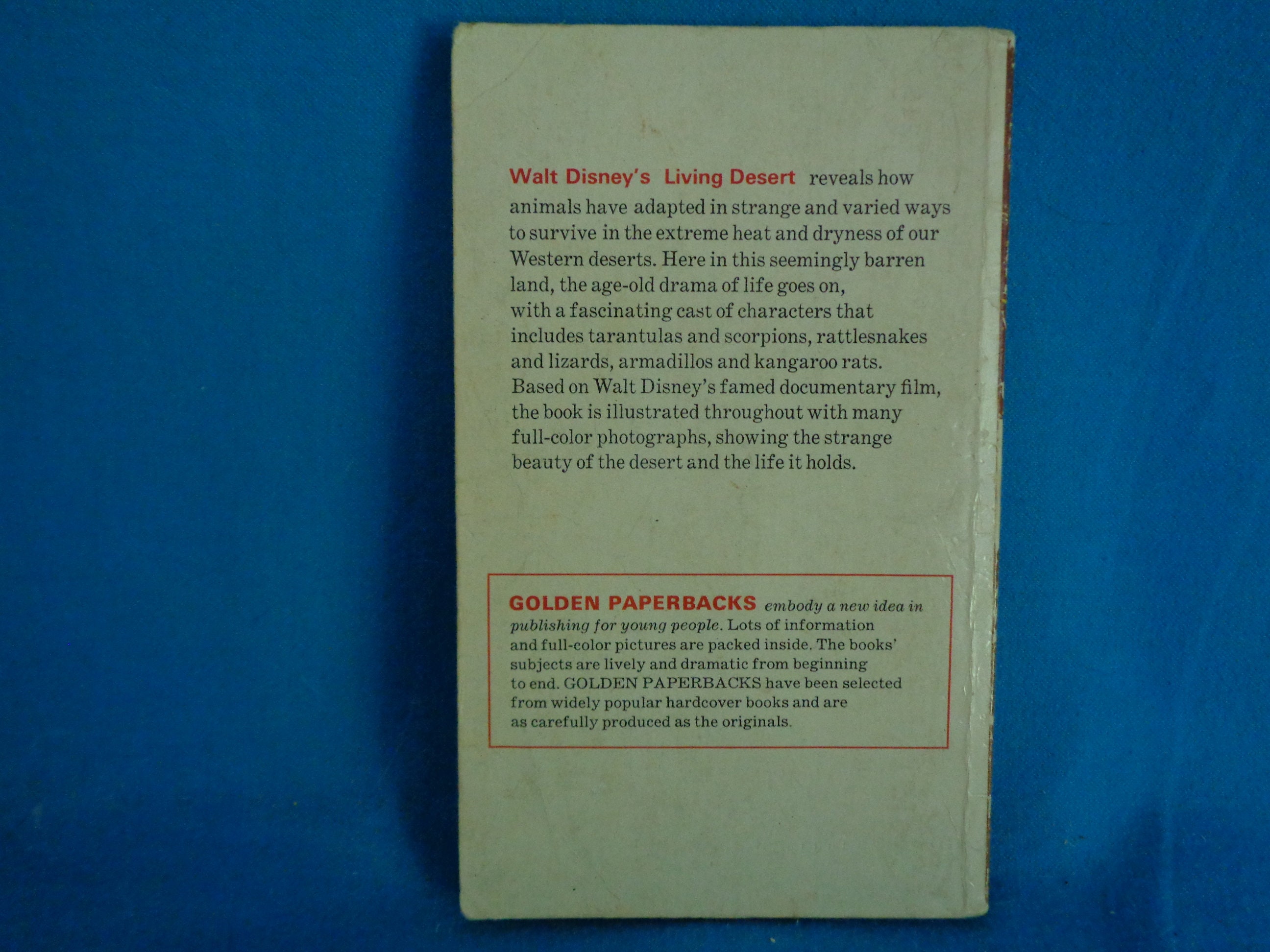 1969 Walt Disney's Living Desert A True Life Adventure A Golden Book by ...
