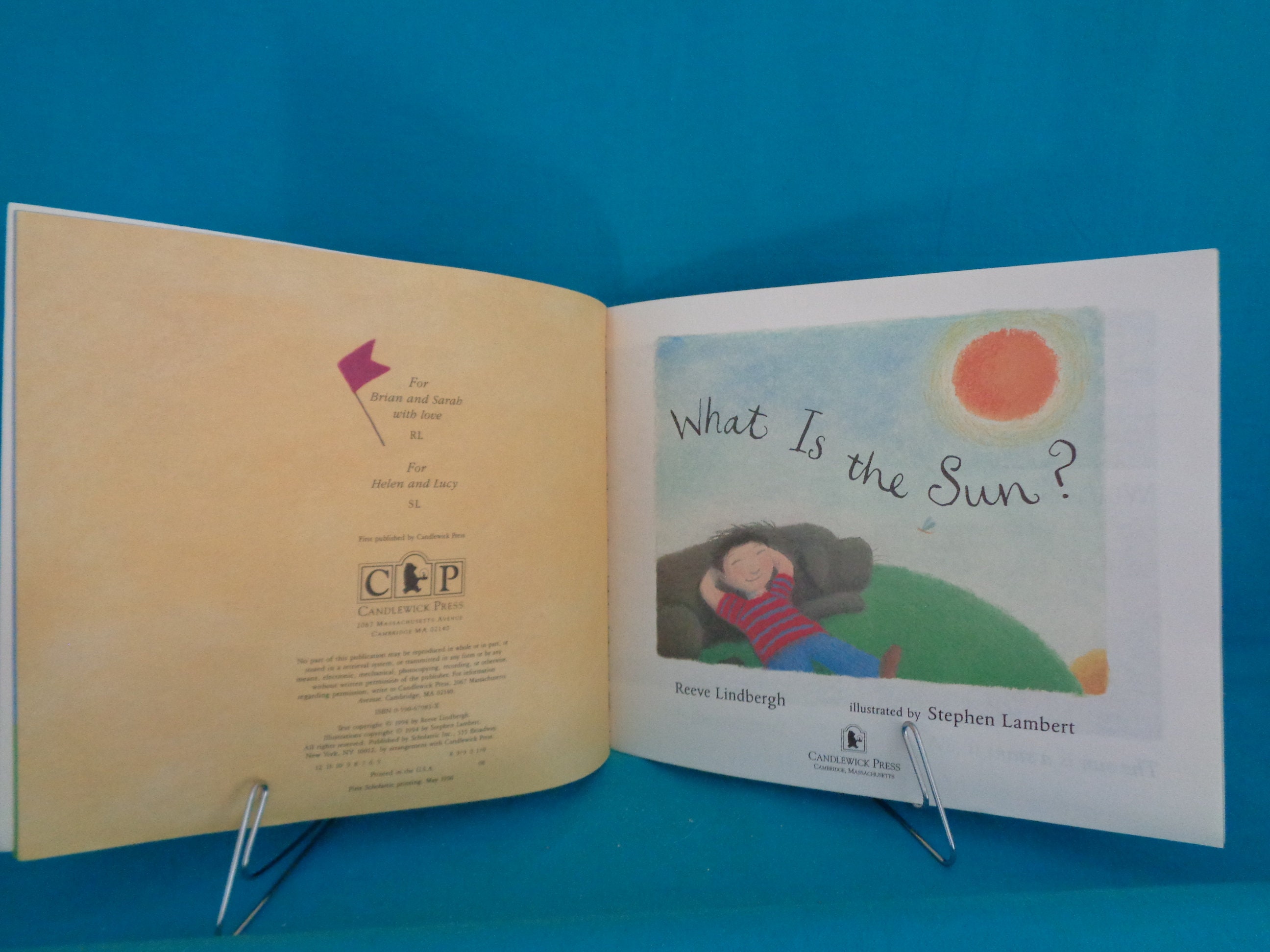 1996 What is the Sun Book by Reeve Lindbergh - Etsy