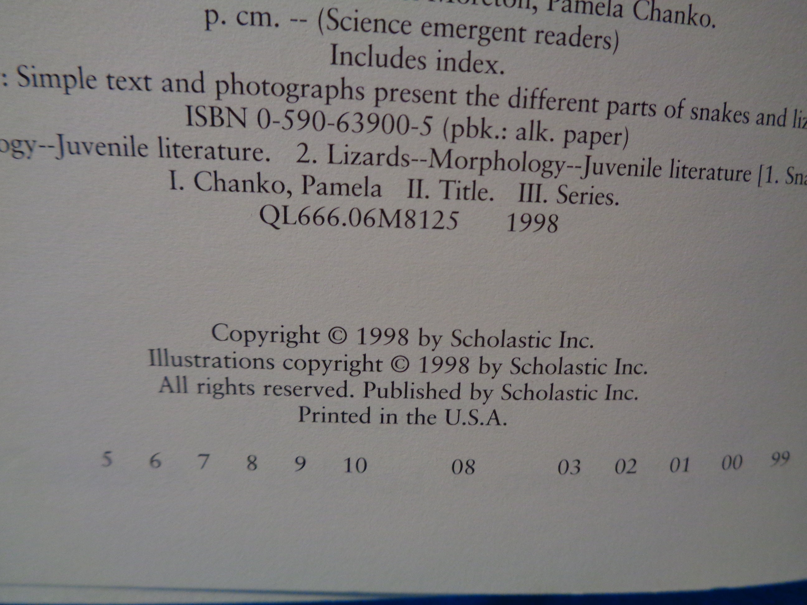Vintage 1998 Snakes and Lizards Book by Daniel Moreton and Pamela ...