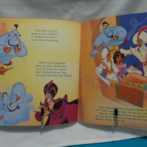 Vintage 1993 Disney's Aladdin the Genie's Tale Golden Book Adapted by ...