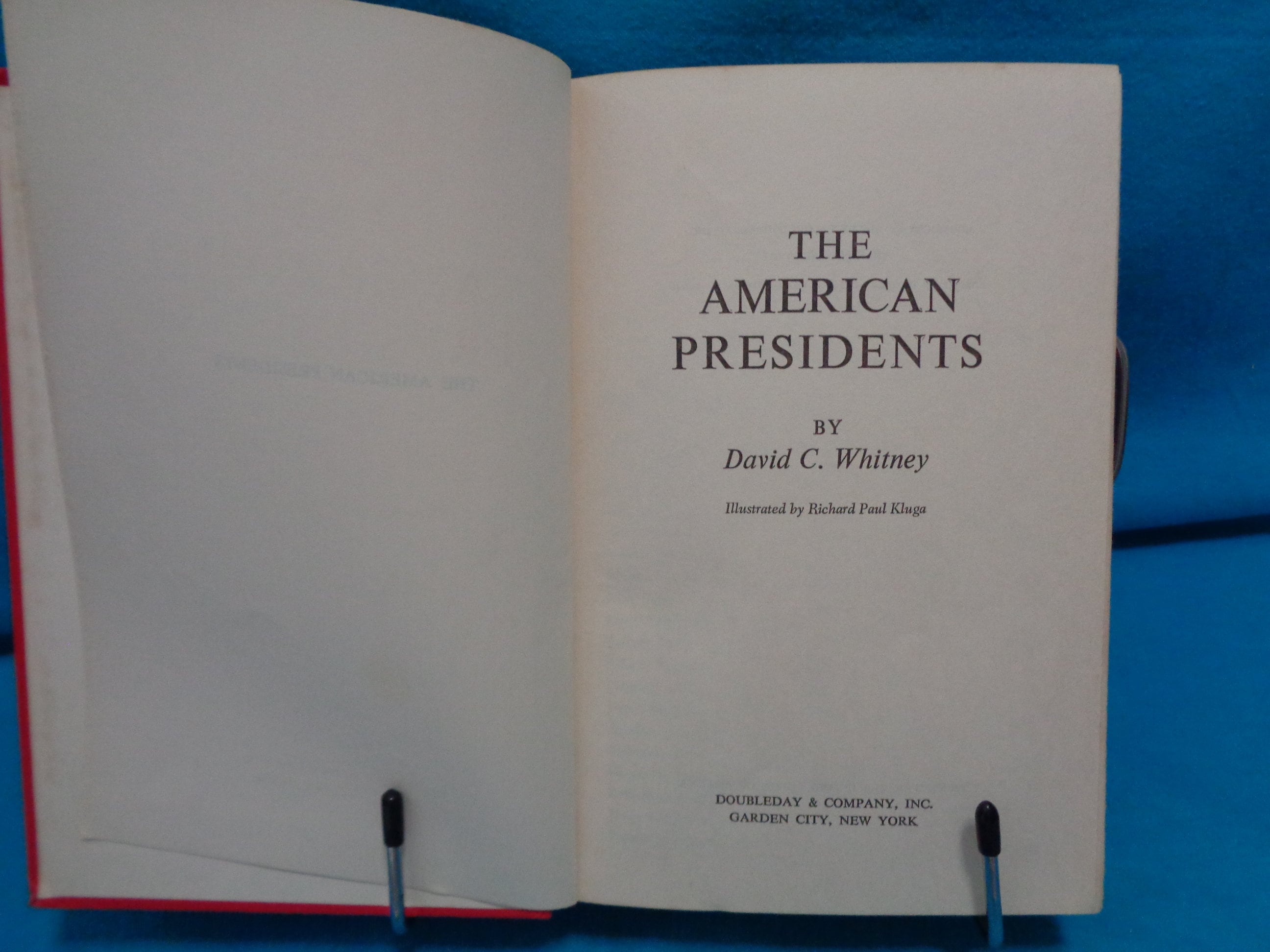 Vintage 1967 the American Presidents Book by David C. Whitney - Etsy
