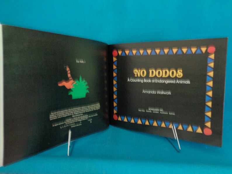 1993 No Dodos A Counting Book of Endangered Animals by Amanda Wallwork ...
