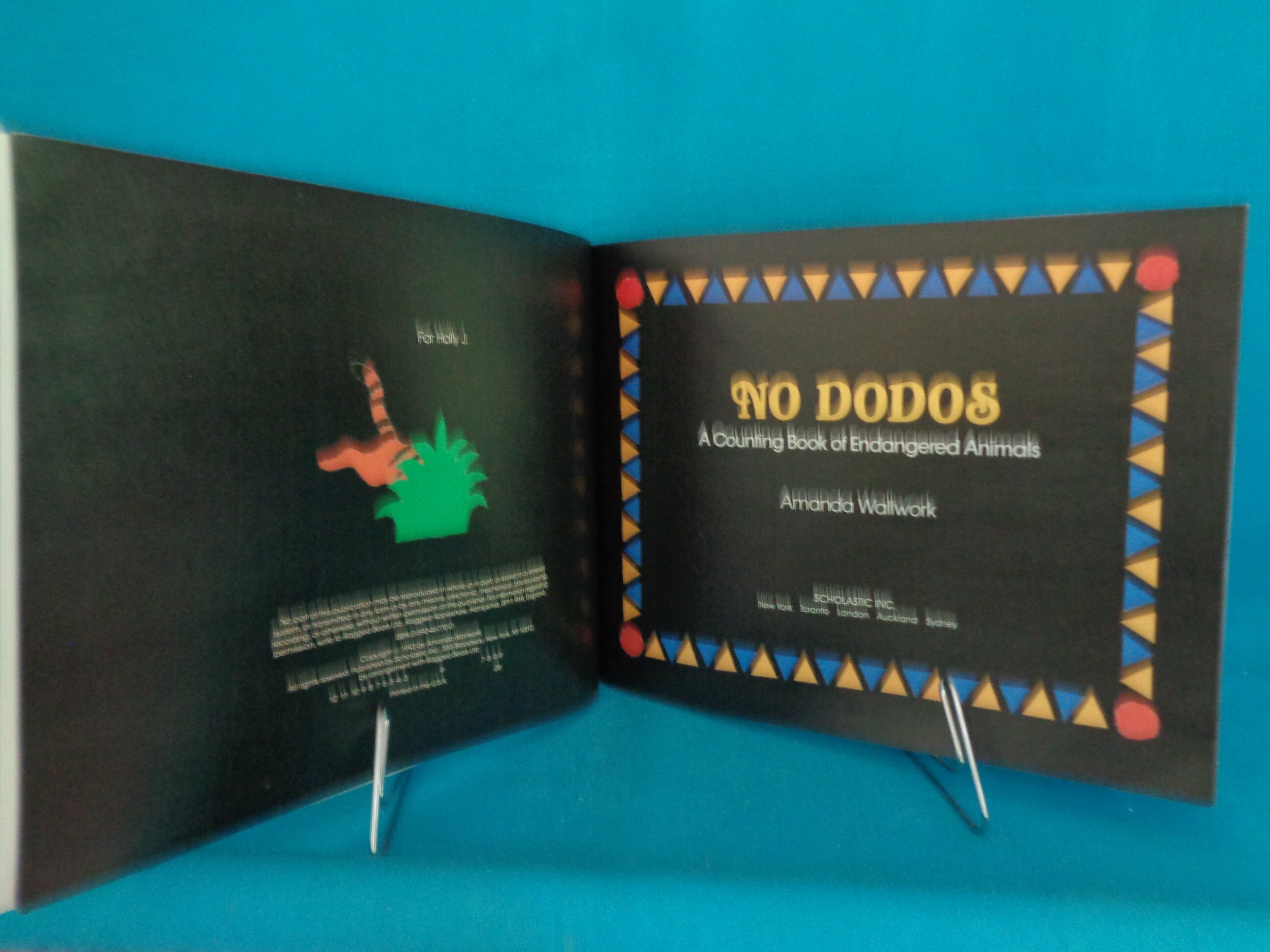 1993 No Dodos A Counting Book of Endangered Animals by Amanda Wallwork - Etsy UK