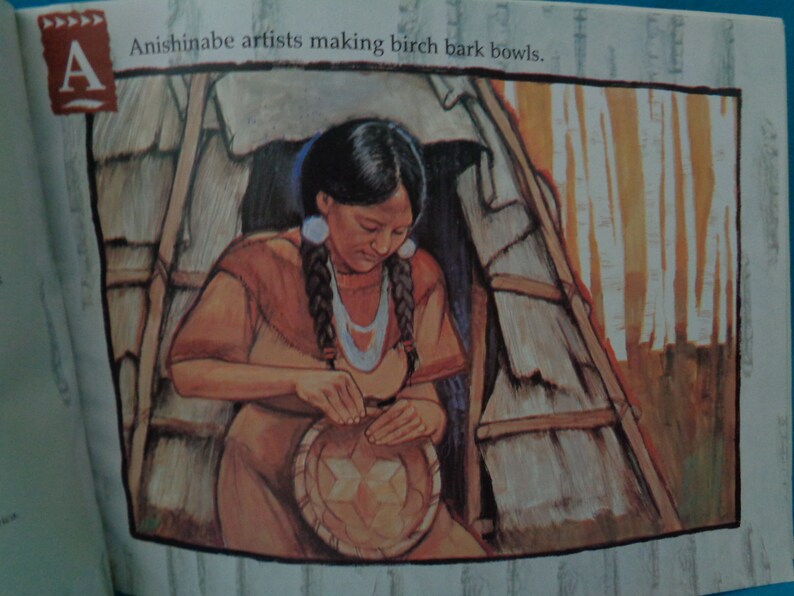 Vintage 1998 Many Nations an Alphabet of Native America Book - Etsy
