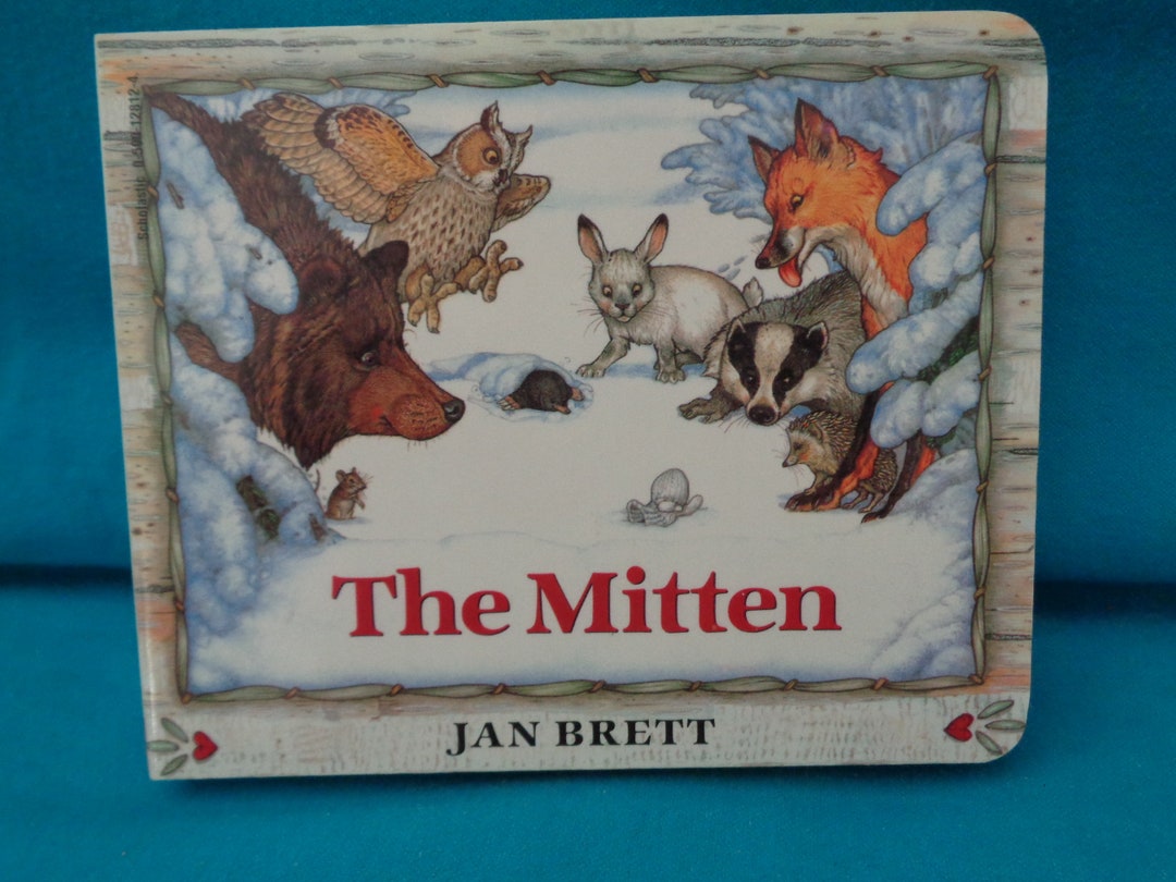 Vintage 1998 the Mitten Board Book a Ukrainian Folktale Adapted and ...