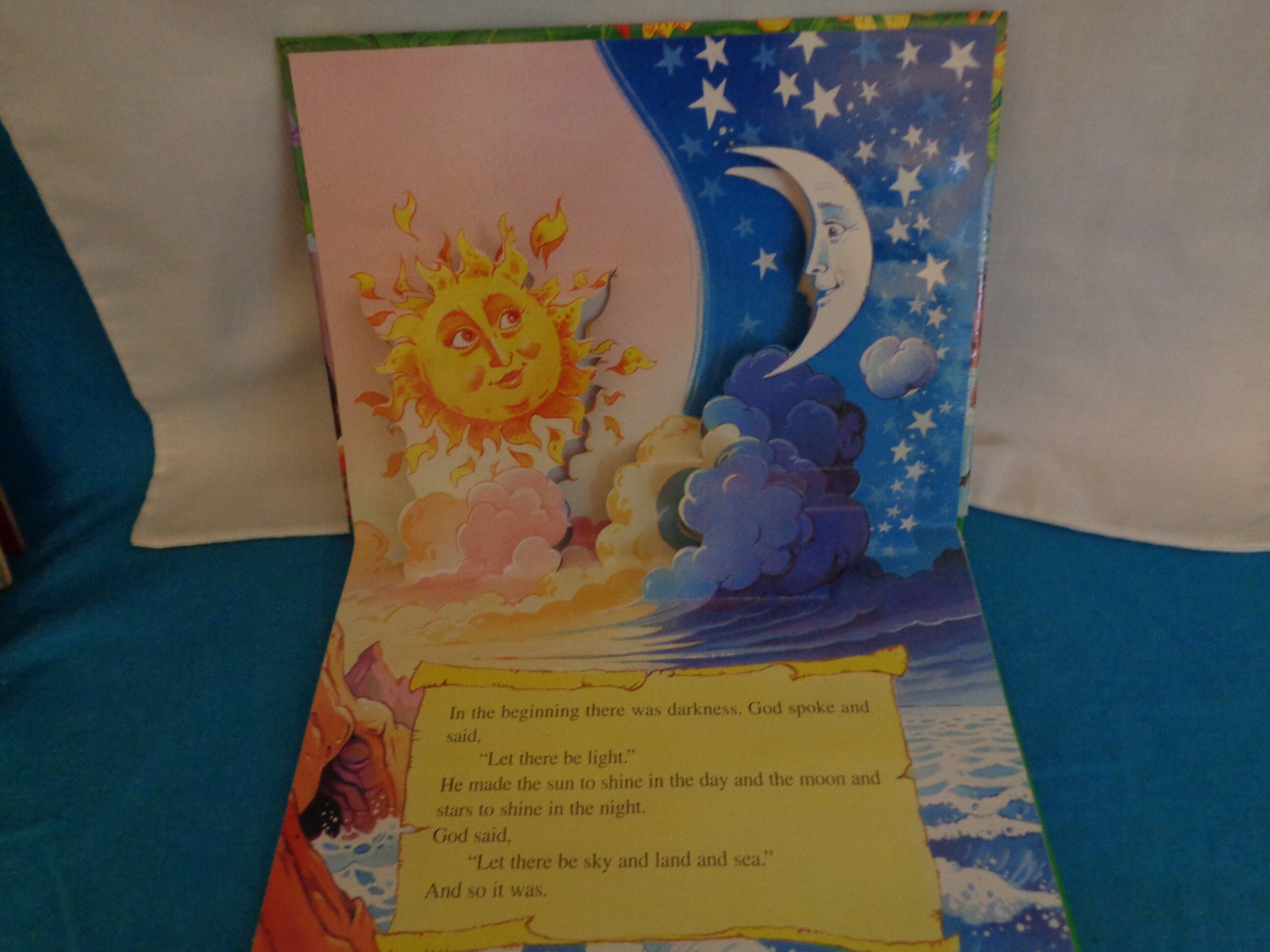 Vintage the Creation Bible Story Pop-ups Book - Etsy