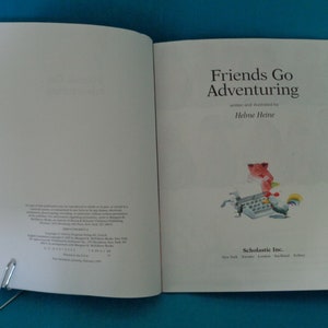 Vintage 1997 Friends Go Adventuring Book by Helme Heine - Etsy