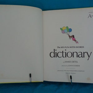 1974 My Fun With Words Book One A - K by James Ertel - Etsy