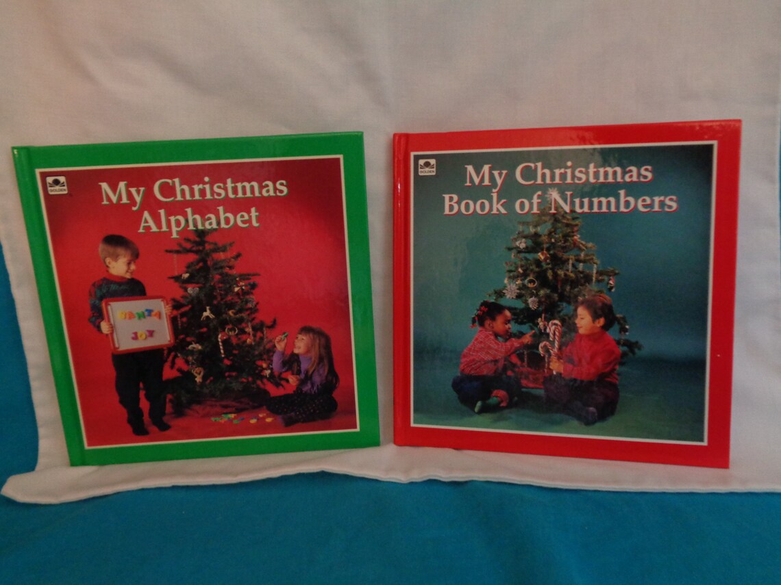 1993 My Christmas Alphabet and My Christmas Book of Numbers - Etsy