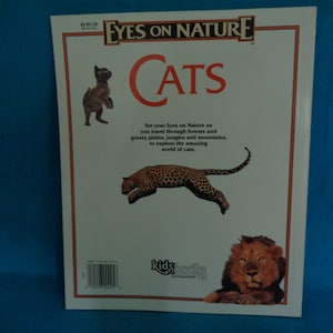 1994 Eyes on Nature Cats Book by Jane P. Resnick - Etsy