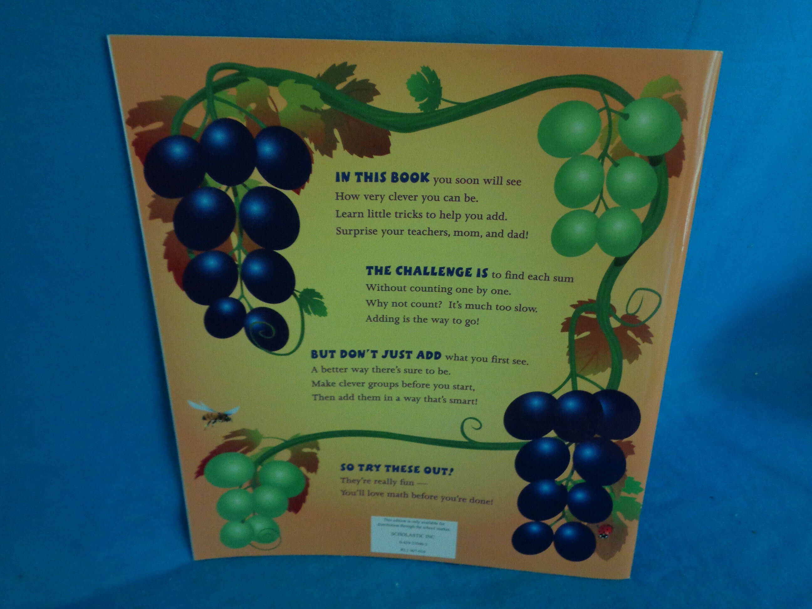 2001 the Grapes of Math Mind-stretching Math Riddles Book by Greg Tang ...