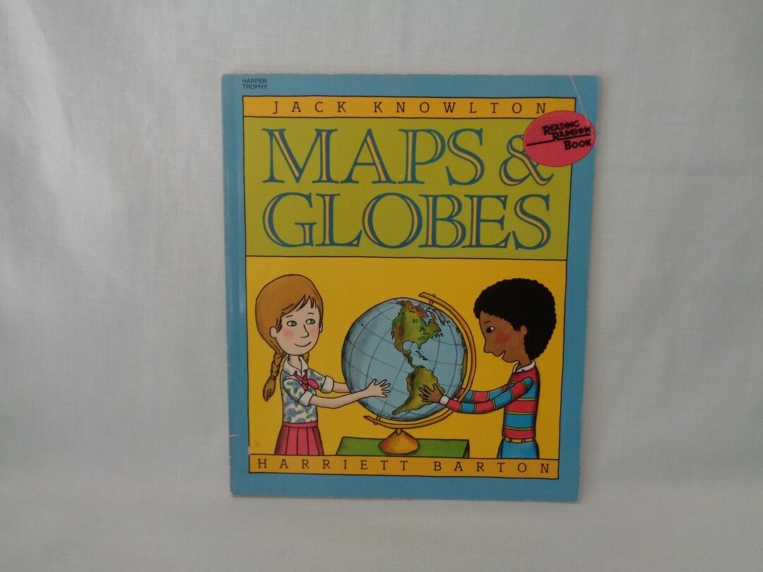 Vintage 1985 Maps & Globes Reading Rainbow Book by Jack Knowlton - Etsy