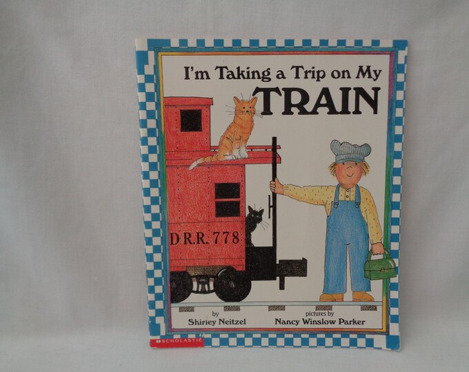 Vintage 2000 I'm Taking a Trip on My Train Book by Shirley Neitzel - Etsy