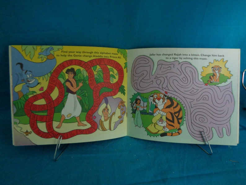 1996 Disney's Aladdin High-flying Puzzles and Mazes Book Unused. - Etsy