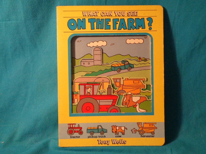 Vintage 1989 What Can You See on the Farm Book by Tony Wells - Etsy ...
