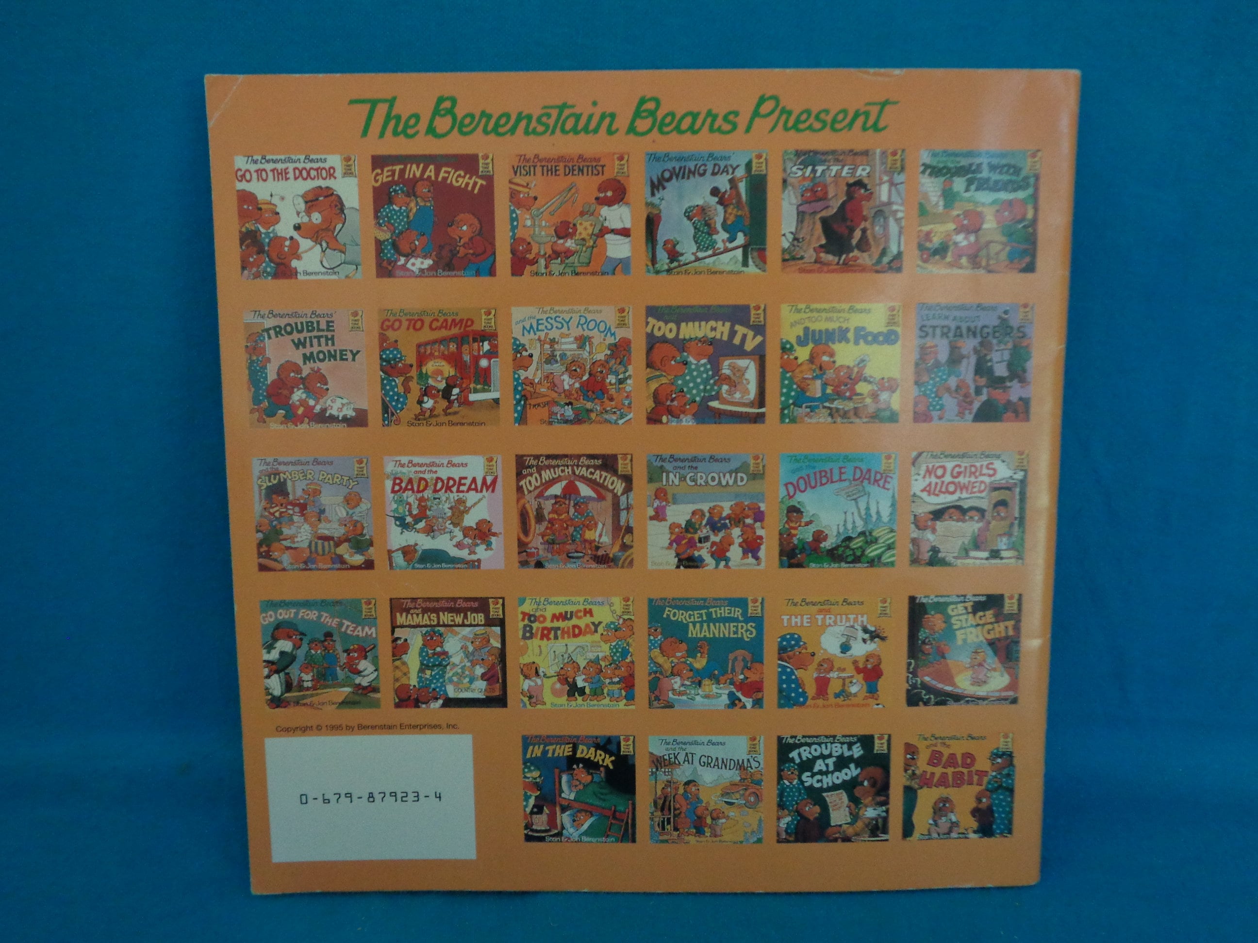 1995 the Berenstain Bears and Too Much Teasing Book by Stan & - Etsy