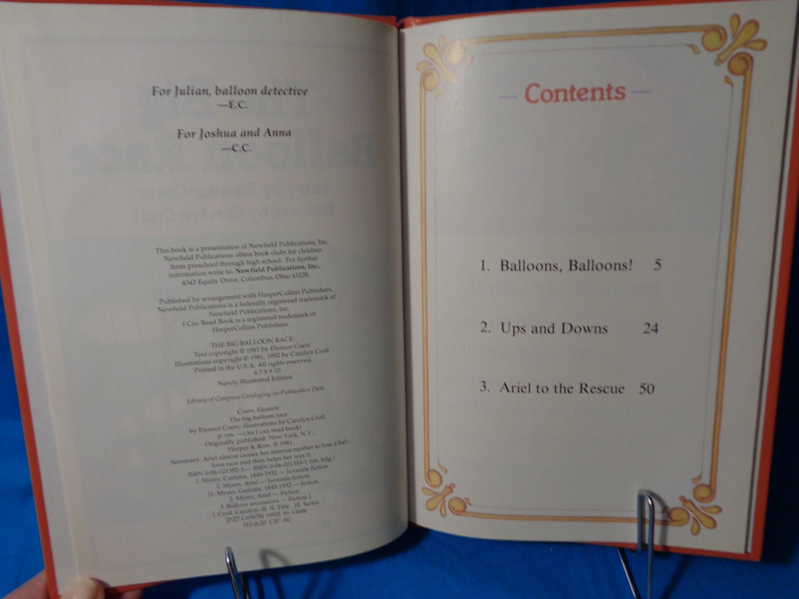 Vintage 1992 The Big Balloon Race An I Can Read Book by | Etsy