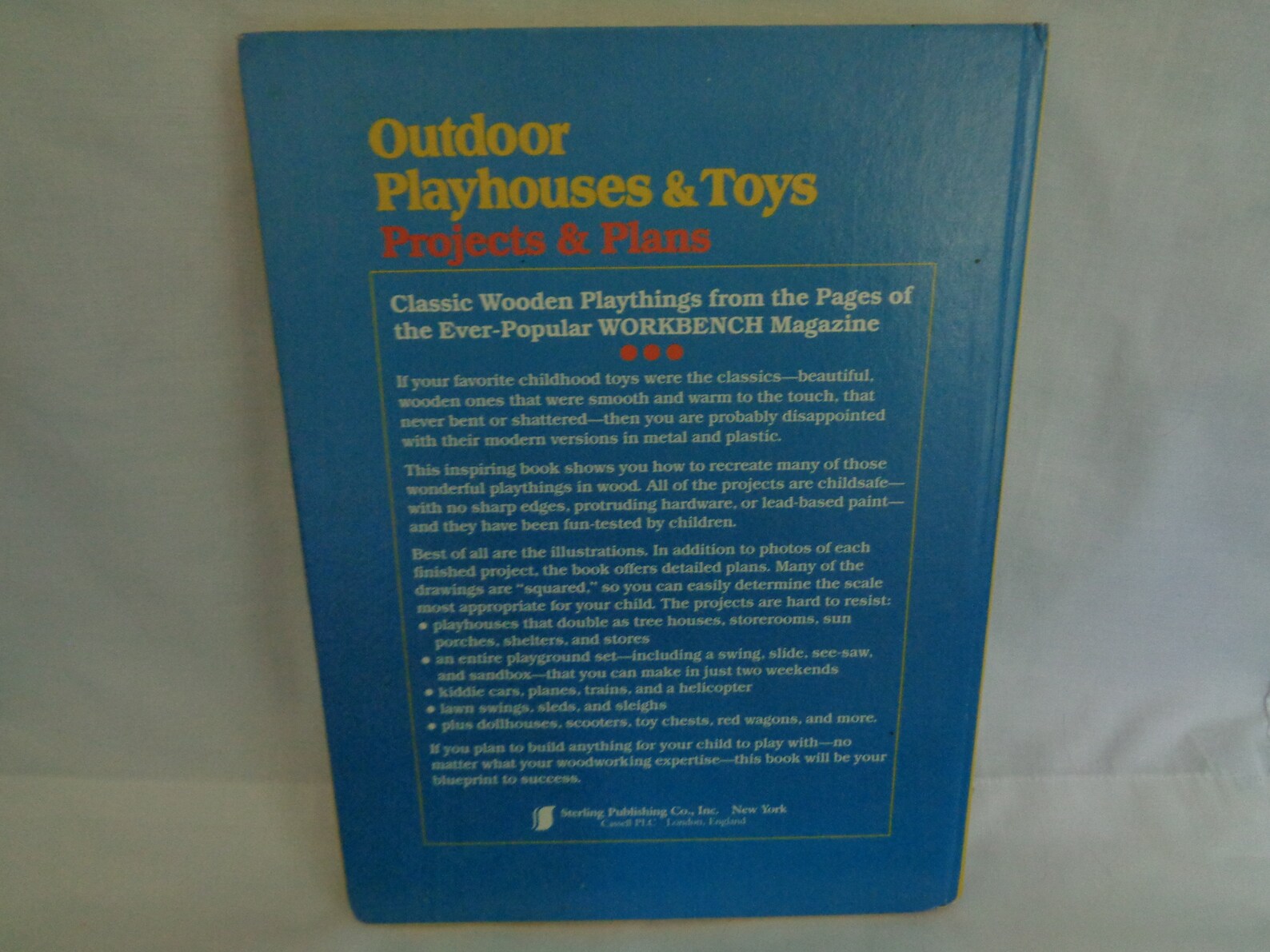 1985 Outdoor Playhouses & Toys Book by the Staff of Workbench Magazine ...