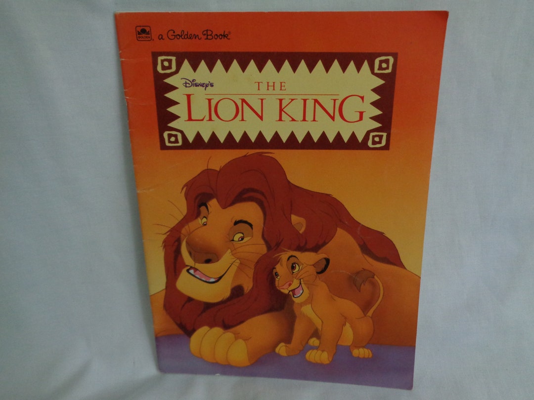 1994 Disney's the Lion King a Golden Book Adapted by Justine Korman - Etsy