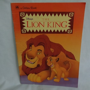 1994 Disney's the Lion King a Golden Book Adapted by Justine Korman - Etsy
