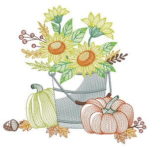 Autumn the Beautiful Machine Embroidery Designs Pack Instant Download ...
