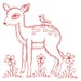 Redwork Baby Animals Machine Embroidery Designs Pack Instant Download ...