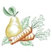 Fruit and Veggie Machine Embroidery Designs Pack Instant Download 4x4 ...