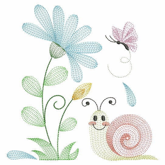 Rippled Spring Time Machine Embroidery Designs Pack Instant Download ...