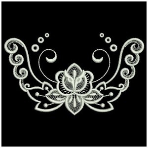 White Work Elegance Machine Embroidery Designs Instant Download 4x4 5x5 ...