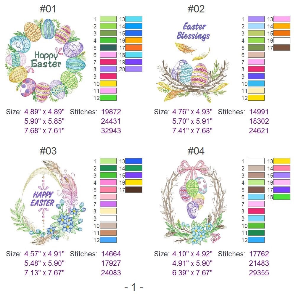 Happy Easter Machine Embroidery Designs Instant Download 5x5 - Etsy