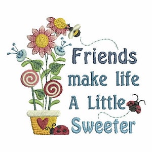 Friends Embroidery Designs Instant Download 4x4 5x5 Hoop 10 Designs ...