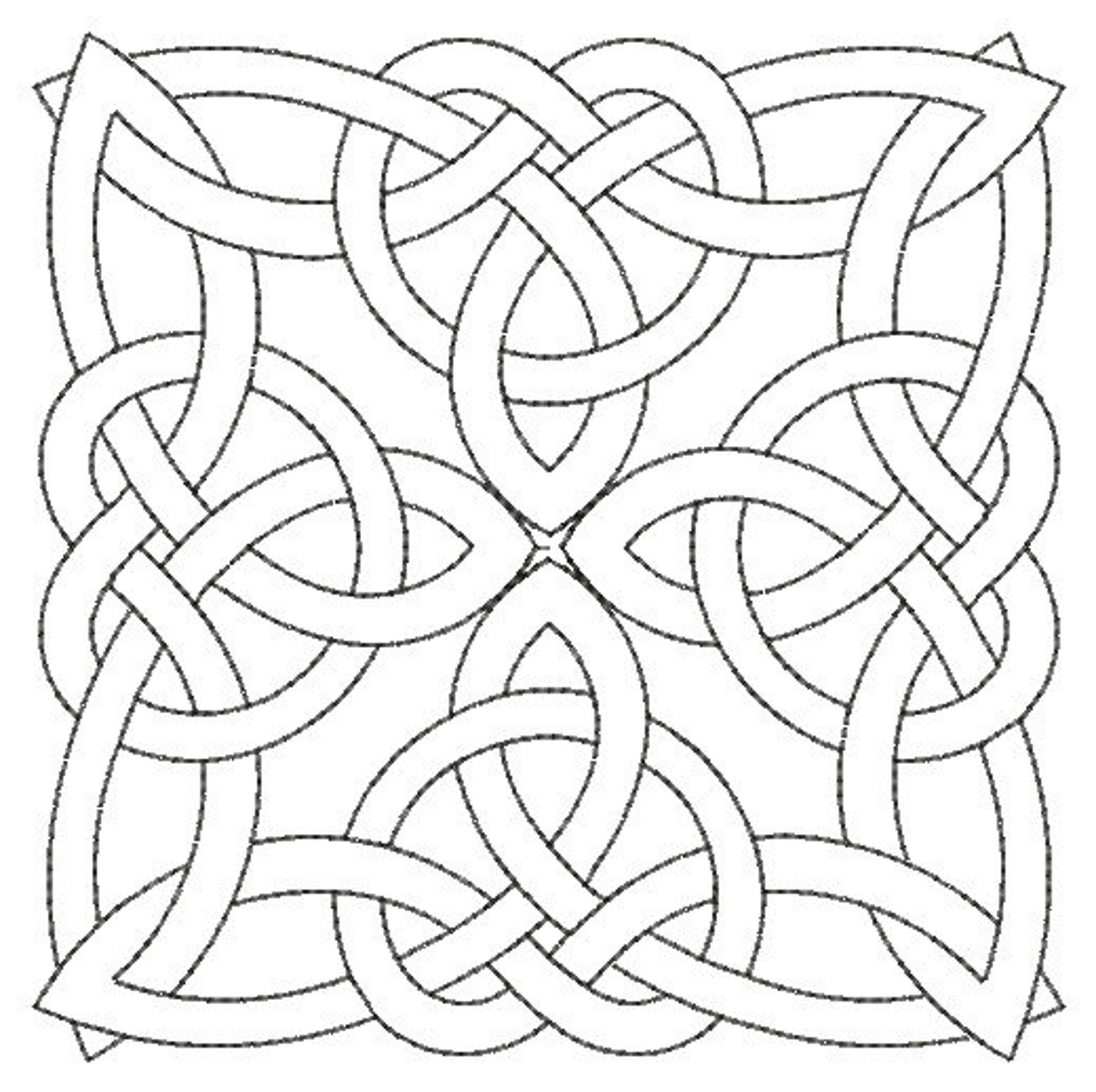 Celtic Quilt Block Machine Embroidery Designs Instant Download 4x4 5x5 ...