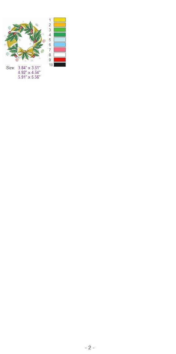 Festive Christmas Machine Embroidery Designs Instant Download - Etsy