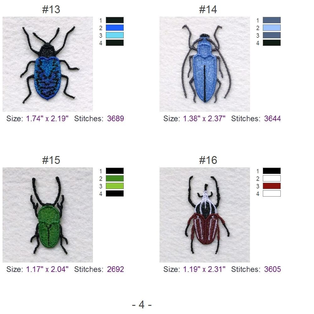 FSL Insects Free Standing Lace Bugs Machine Embroidery Designs Instant ...