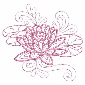 Redwork Flowers of the Month Machine Embroidery Designs Instant ...