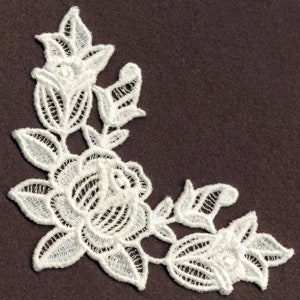 FSL Roses Flowers Free Standing Lace Machine Embroidery Designs Instant ...