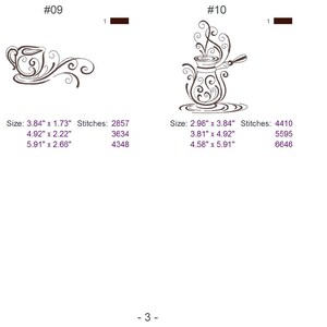 Hot Coffee Machine Embroidery Designs Instant Download 4x4 5x5 6x6 Hoop ...