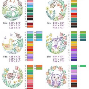 Happy Spring Machine Embroidery Designs Instant Download 5x5 - Etsy