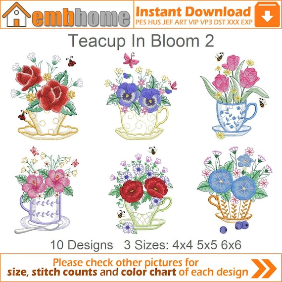 Etsy Machine Embroidery Designs