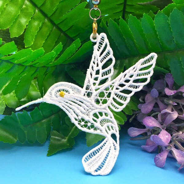 FSL Hummingbird Free Standing Lace Birds Machine Embroidery - Etsy