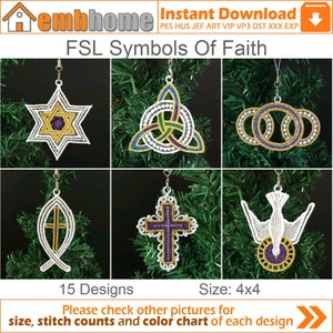 FSL Symbols of Faith Free Standing Lace Machine Embroidery Designs ...