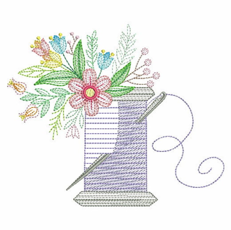 Enchanted Sewing Machine Embroidery Designs Pack Instant Download 5x5 ...